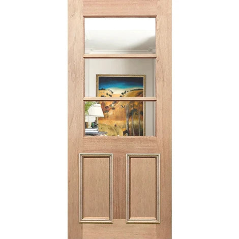 BAL29 Half French 3L2P - 6mm Toughened Clear – Complete Doors Online