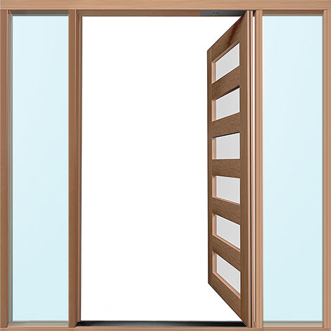 Pivot Frames PIV EG/FG To Suit 1 x Door & 2 x Sidelites - Meranti ...