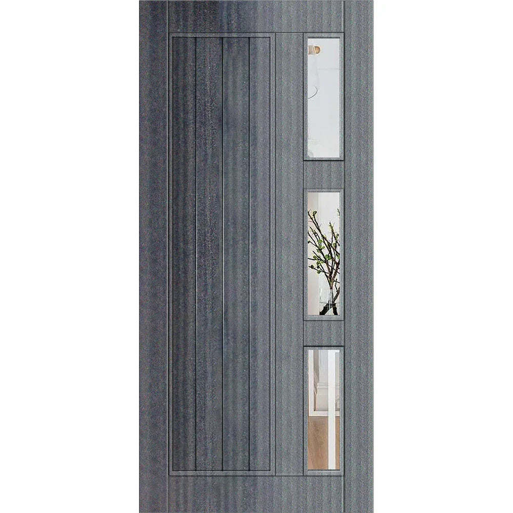 Strata DG 13T - Black Riverwood – Complete Doors Online