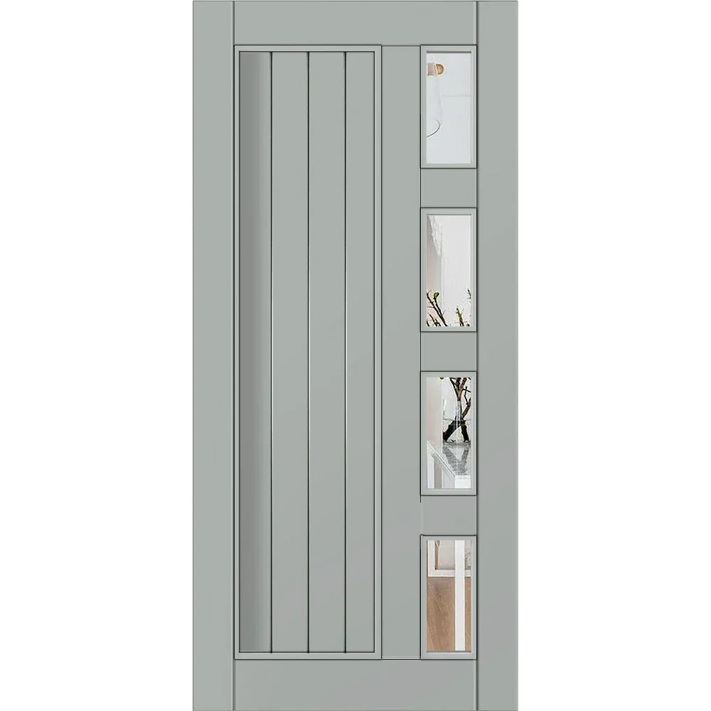 Strata DG 14T - Matt Gull Grey – Complete Doors Online