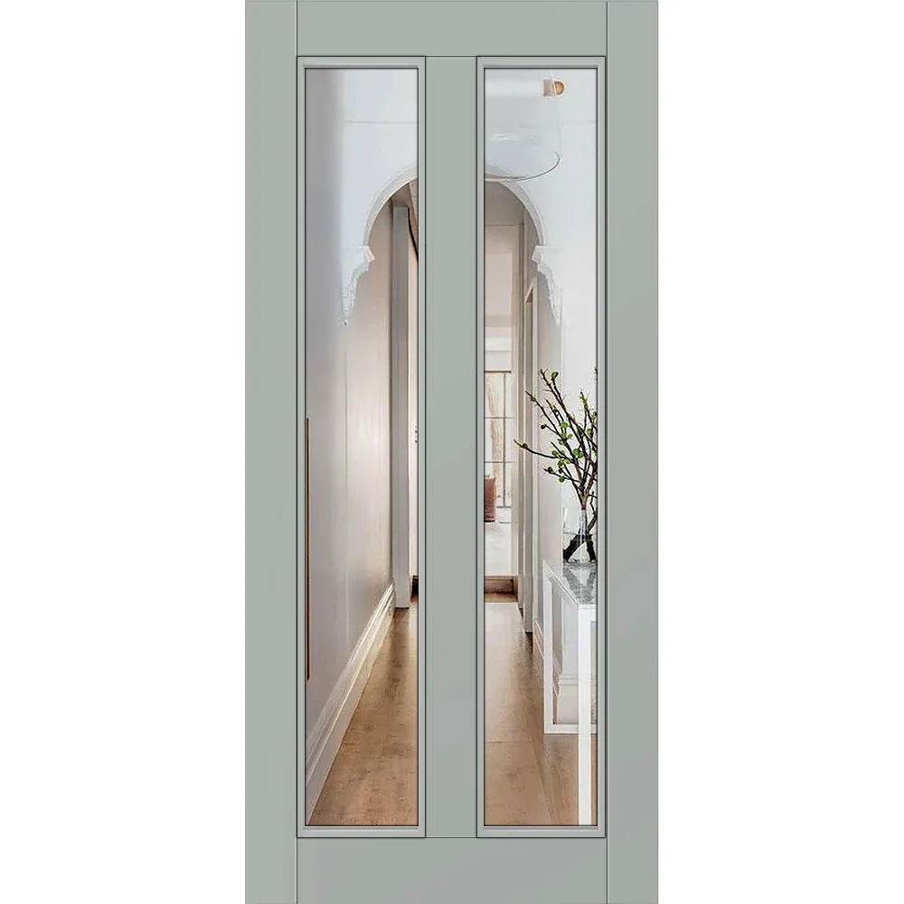 Strata DG 2L- Matt Gull Grey – Complete Doors Online
