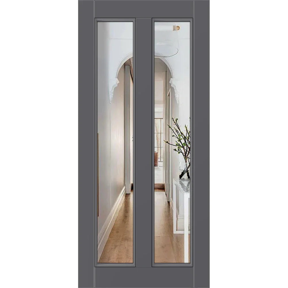 Strata DG 2L- Matt Woodland Grey – Complete Doors Online