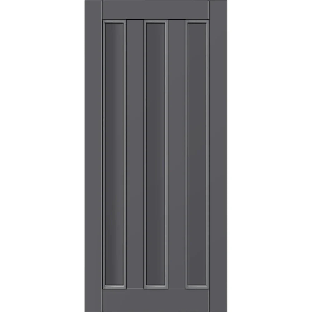 Strata DG 3P - Matt Woodland Grey – Complete Doors Online