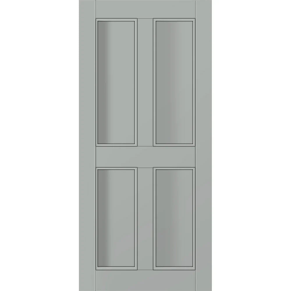 Strata DG 4P - Matt Gull Grey – Complete Doors Online