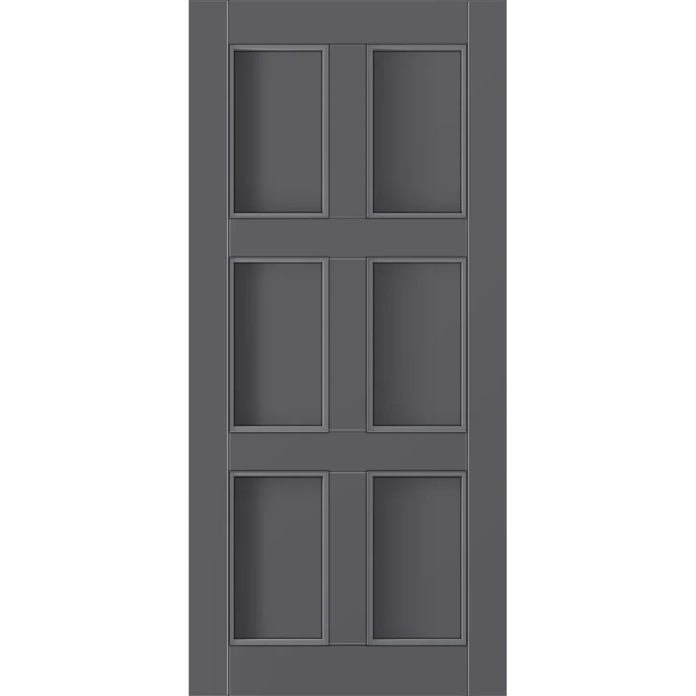 Strata DG 6P - Matt Woodland Grey – Complete Doors Online